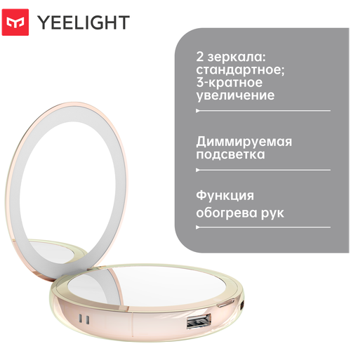 Компактное зеркало c подсветкой Yeelight