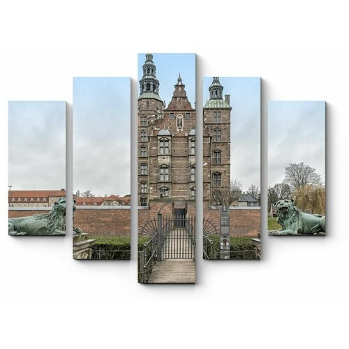 Модульная картина Замок Розенборг в Дании95x76