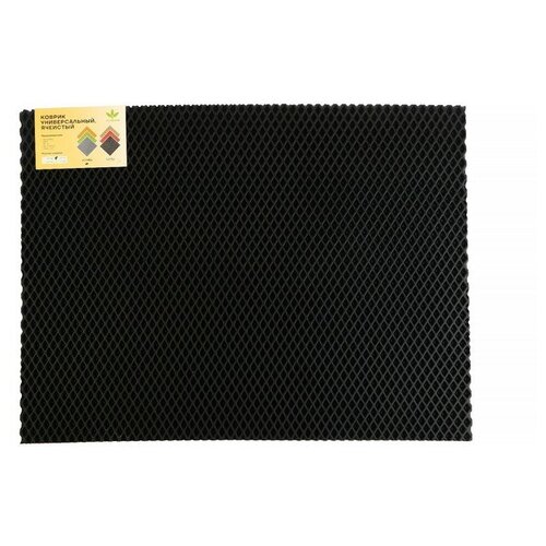 Коврик eva универсальный Eco-cover, Ромб 50 х 67 см, черный