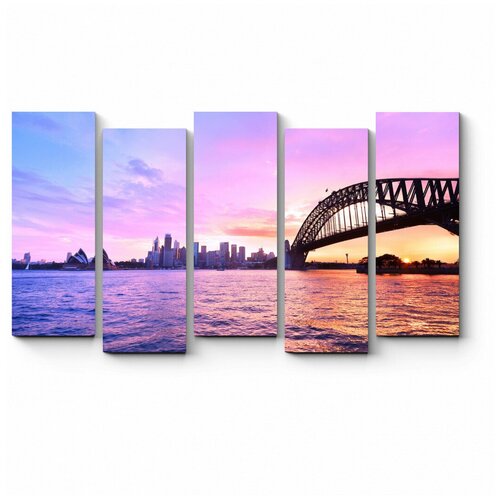Модульная картина Неповторимая панорама Сиднея 170x98