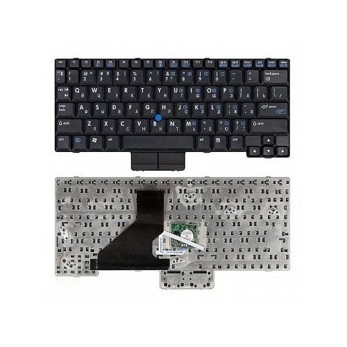Клавиатура для ноутбука HP Compaq nc2400, nc2500, nc2510 черная, с джойстиком