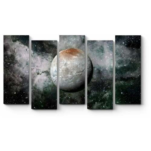 Модульная картина Спутник Плутона 130x75