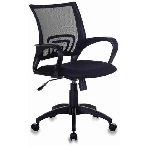 Компьютерное кресло Бюрократ CH-696 офисное, обивка: сетка/текстиль, цвет: черный