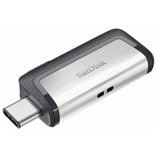 Флешка SanDisk Ultra Dual Drive USB Type-C 16 ГБ, 1 шт., серый