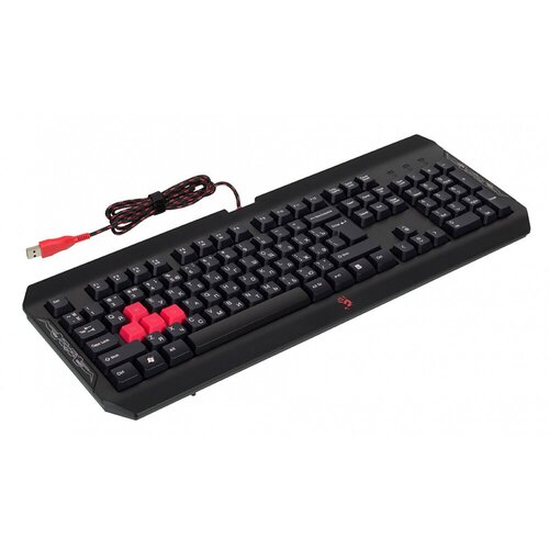 Клавиатура A4 Bloody Q100 черный USB Multimedia for gamer