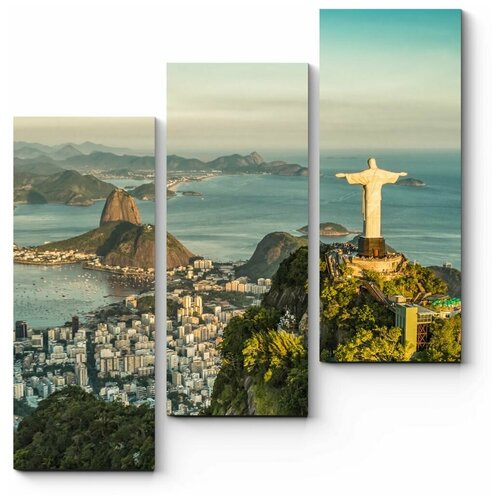 Модульная картина Панорама Рио-де-Жанейро100x107