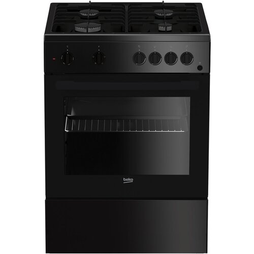 Плита Комбинированная Beko FFSS62010GB черный реш. сталь