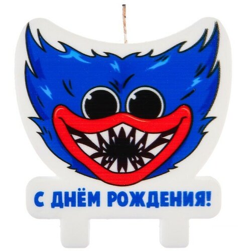 Свеча для торта "С Днем Рождения!", Монстр
