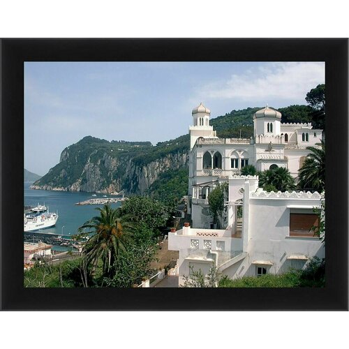 Плакат, постер на холсте Italy Capri. Размер 21х30 см