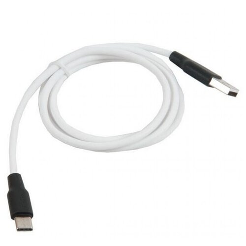 Кабель USB HOCO X21 Silicone для Type-C, 2.0 A, длина 1.0 м, белый