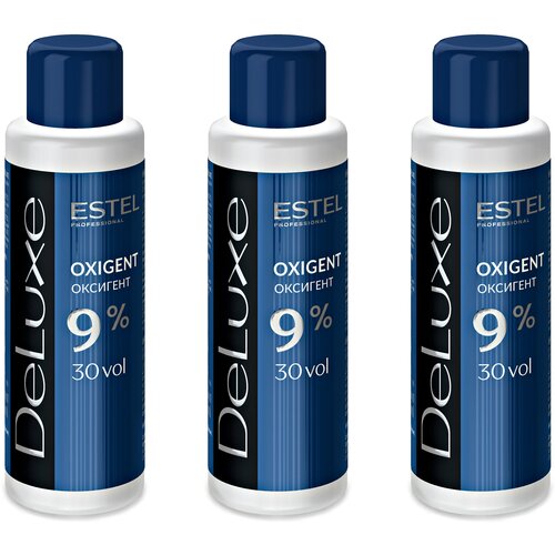 ESTEL Оксигент De Luxe 9%, 3 шт. x 60 мл