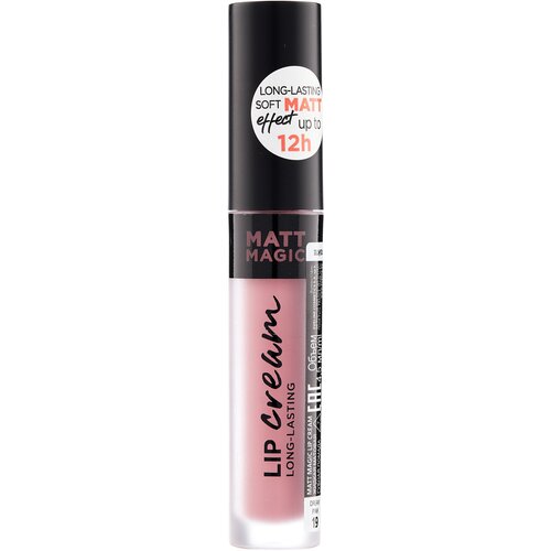 Eveline Cosmetics жидкая помада для губ Matt Magic Lip Cream матовая, оттенок 19 Dream Pink