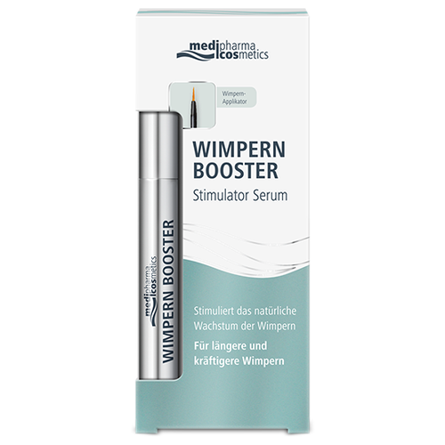 Medipharma cosmetics Сыворотка для роста ресниц Wimpern Booster, 2.7 мл, серебристый