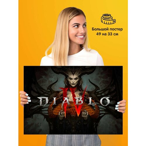 Плакат Diablo 4