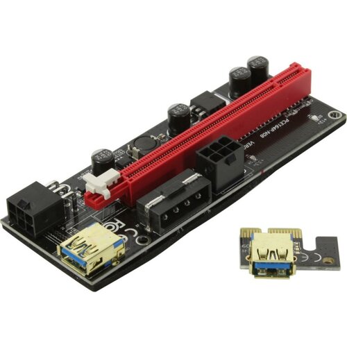 Райзер для майнинга ver.009S PCI-E Riser 1X To 16X GPU