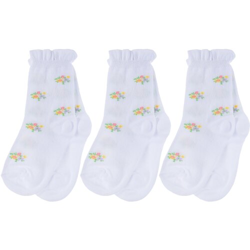 Носки PARA socks 3 пары, размер 10, белый