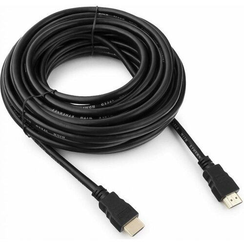 Кабель HDMI Гарнизон GCC-HDMI-10M, 10м, v1.4, M/M, черный, пакет