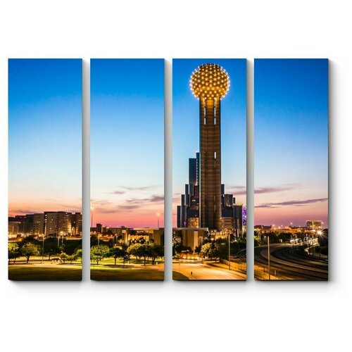 Модульная картина Реюньон Башня в Далласе130x98