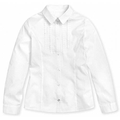 Школьная блуза Pelican, размер 13(162), белый
