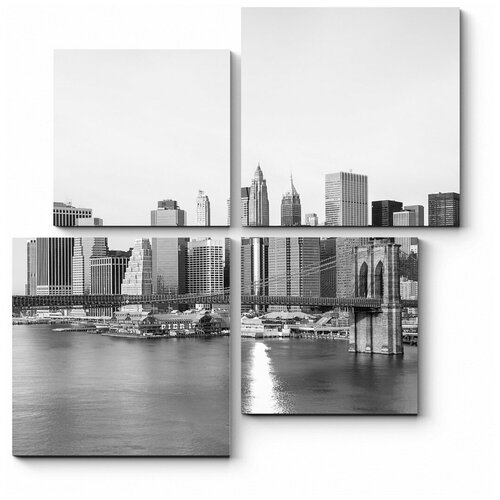 Модульная картина Панорама Манхэттена 140x140