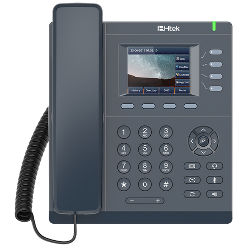 Проводной SIP телефон Htek UC921U RU (гигабитный порт, цветной экран)