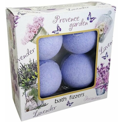 Подарочный набор Spa by Lara Бурлящие шары для ванн Прованский сад 40г*4шт