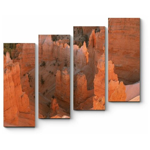 Модульная картина Крутой каньон80x69