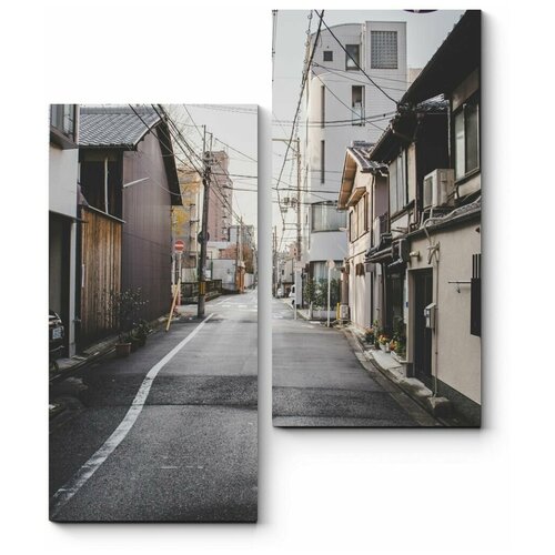 Модульная картина Узкие улочки Киото90x113