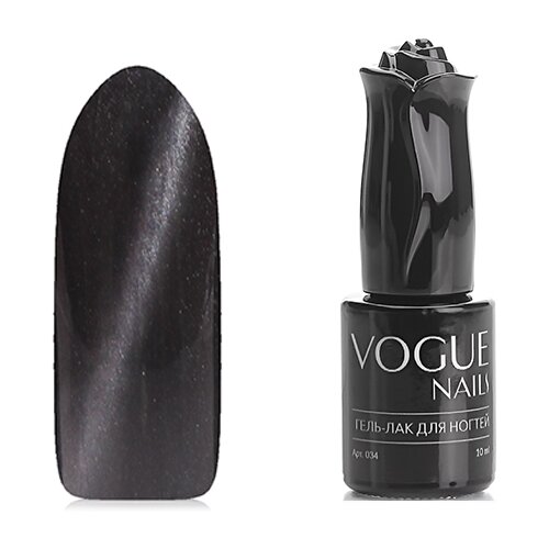 Vogue Nails Гель-лак Драгоценная шкатулка, 10 мл, 42 г, Черный агат