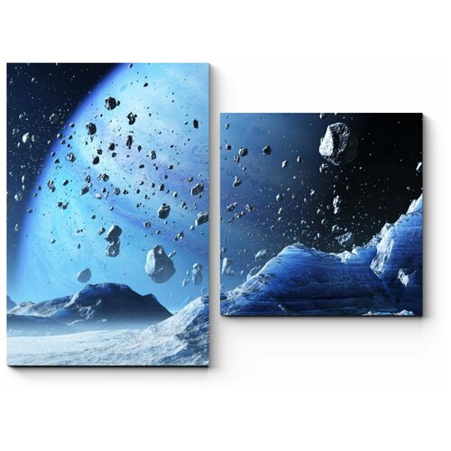 Модульная картина Метеоритный дождь 170x128