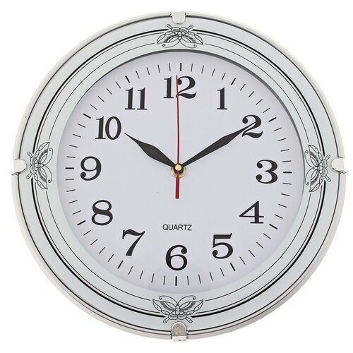 MARU Часы настенные, серия: Классика, "Жаннетт", дискретный ход, d-30 см