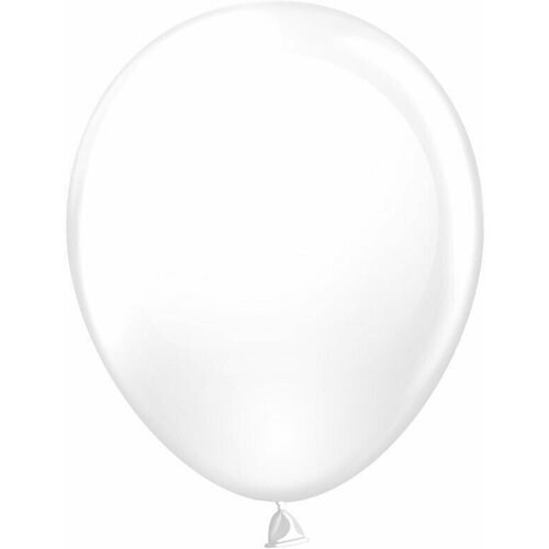 Шарики воздушные (12'/30 см) Белый, пастель, 100 шт. набор шаров на праздник