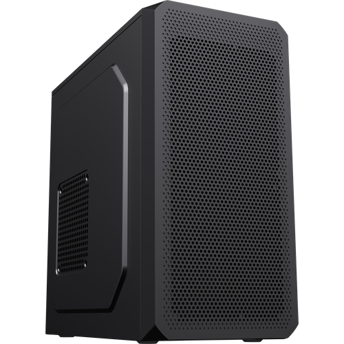 Foxline Корпус с блоком питания 450Вт./ Foxline FL-707-FZ450R-U32 mATX case, black, w/PSU 450W 12cm, w/2xUSB3.0, w/pwr cord, w/o FAN