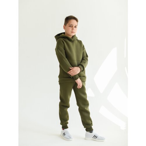 Комплект одежды LikeRostik, размер 122, хаки, зеленый