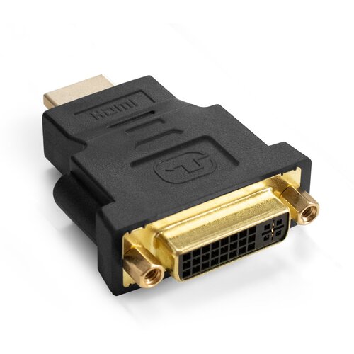 Переходник DVI-D-HDMI ExeGate EX-HDMI-DVI-3 (25F/19M, v 1.4b, позолоченные контакты, экран) EX294729RUS