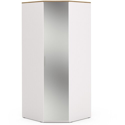 Шкаф угловой Hoff Altea с зеркалом, 92,1х215,8х92,1 см, цвет белый глянец