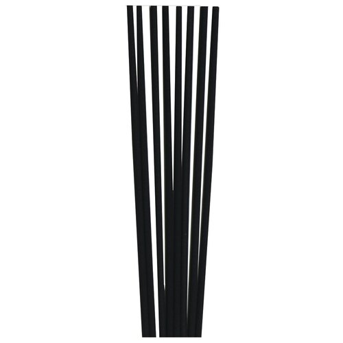 Палочки фибра черные длина 22см, диаметр 3мм, 30шт. для ароматического диффузора и наполнителя