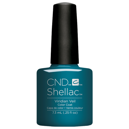 CND Гель-лак Shellac Nightspell, 7.3 мл, Viridian Veil