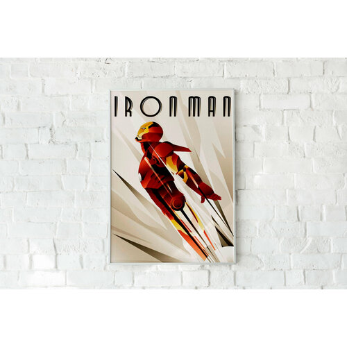 Плакат Iron man/Железный человек/Супер герои/ Плакат на стену 30х42 см / Постер формата А3