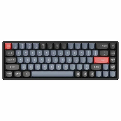 Клавиатура Keychron K6P-J3, 68 кл, K pro Mechanical Brown Switch, RGB, Hot-Swap, Алюм. рамка