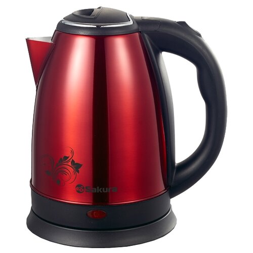 Чайник Sakura SA-2134, красный металлик/черный