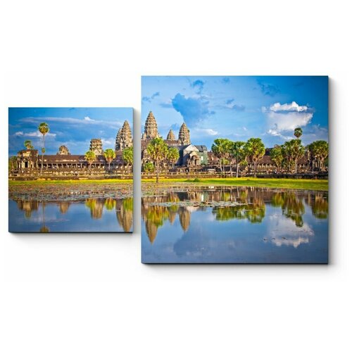 Модульная картина Знаменитый храмовый комплекс Ангкор-Ват70x42