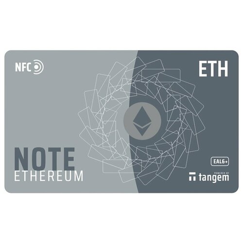 Криптокошелек TANGEM Note ETH, Ethereum, NFC, EAL6+, Android, iOS [tg110]
