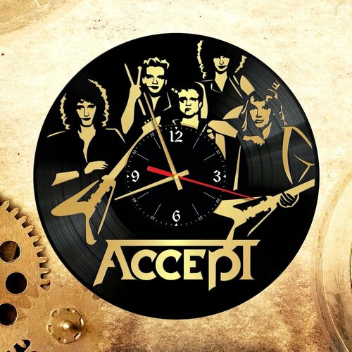 Настенные часы с группой Accept, Udo Dirkschneider, Тевтонский рок