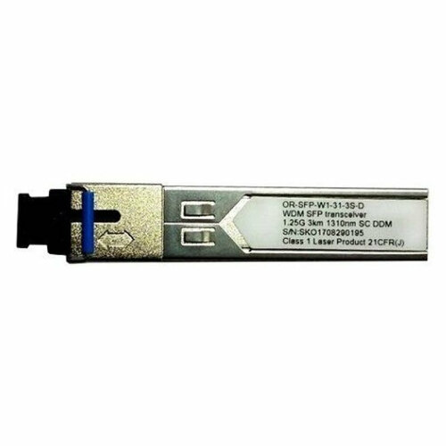 OR-SFP-W1-31-3S-D (SK-SFP-W1-31-3S-D) Модуль SFP 1.25 Gb/s, 1310/1550nm 3 км, SC, DDM