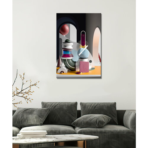 Картина/Картина на холсте для интерьера/Картина на стену/Картина для кухни/ - 3D иллюстрация (45) 60х80