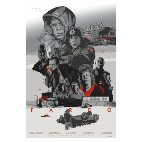 Плакат, постер на холсте Fargo/Фарго. Размер 21 х 30 см