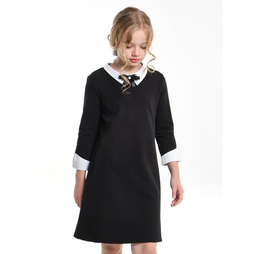 Школьное платье Mini Maxi, размер 146, черный