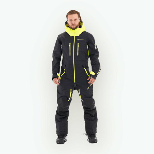 Комбинезон Dragonfly Комбинезон для активного отдыха Dragonfly SUPERLIGHT 3L MAN Black-Yellow Fluo, размер M, желтый, черный