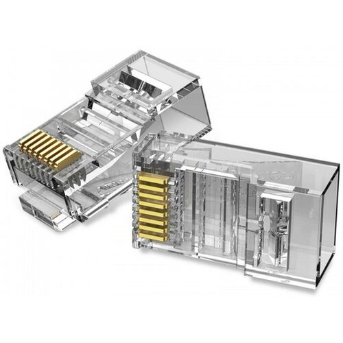 RJ45 коннектор (обжимной) кат6a UTP Vention (IDGR0-50) 50шт